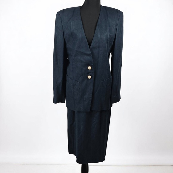 Gilmor | Skirts | Vtg Gilmor Suit Set Skirt And Blazer Career Wear ...